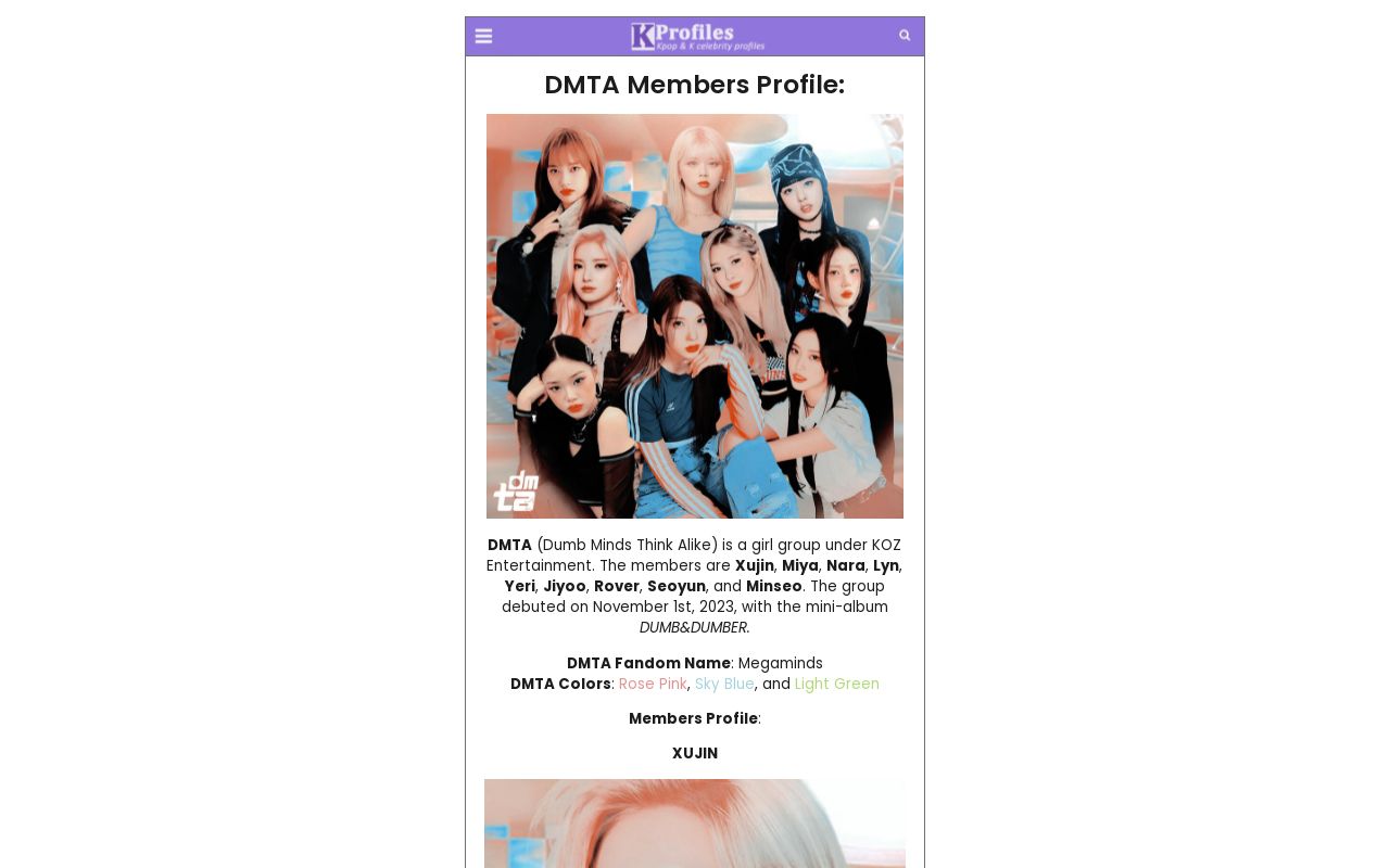 DMTA Members Profile (Updated!)